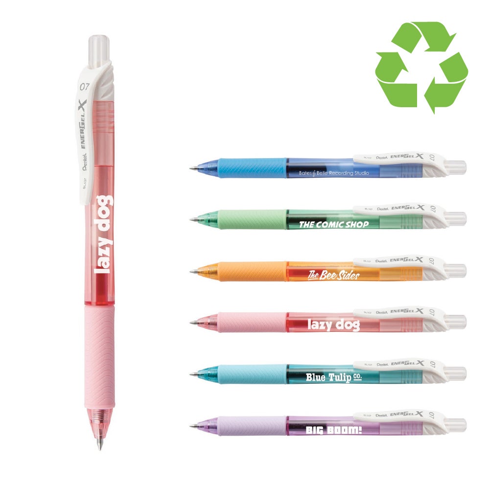 Recycled Pastel Classic RTX EnerGel® Liquid Gel Ink Click Pen ...