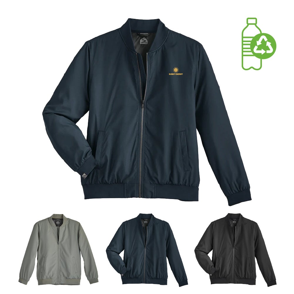 Women's Recycled Aviator Bomber Jacket | Embroidered | Eco Promotional ...
