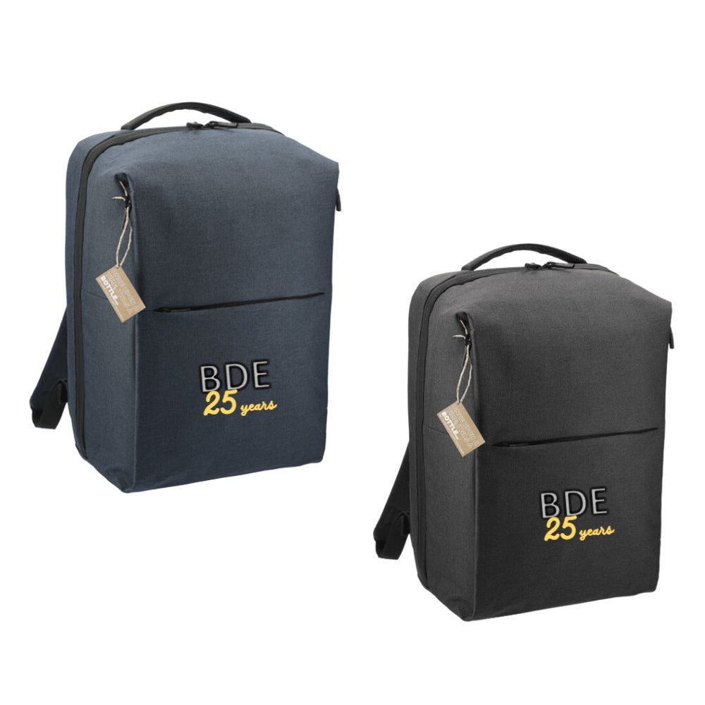 Recycled Computer Travel Backpack | 17x12x6 | Eco Promotional Products