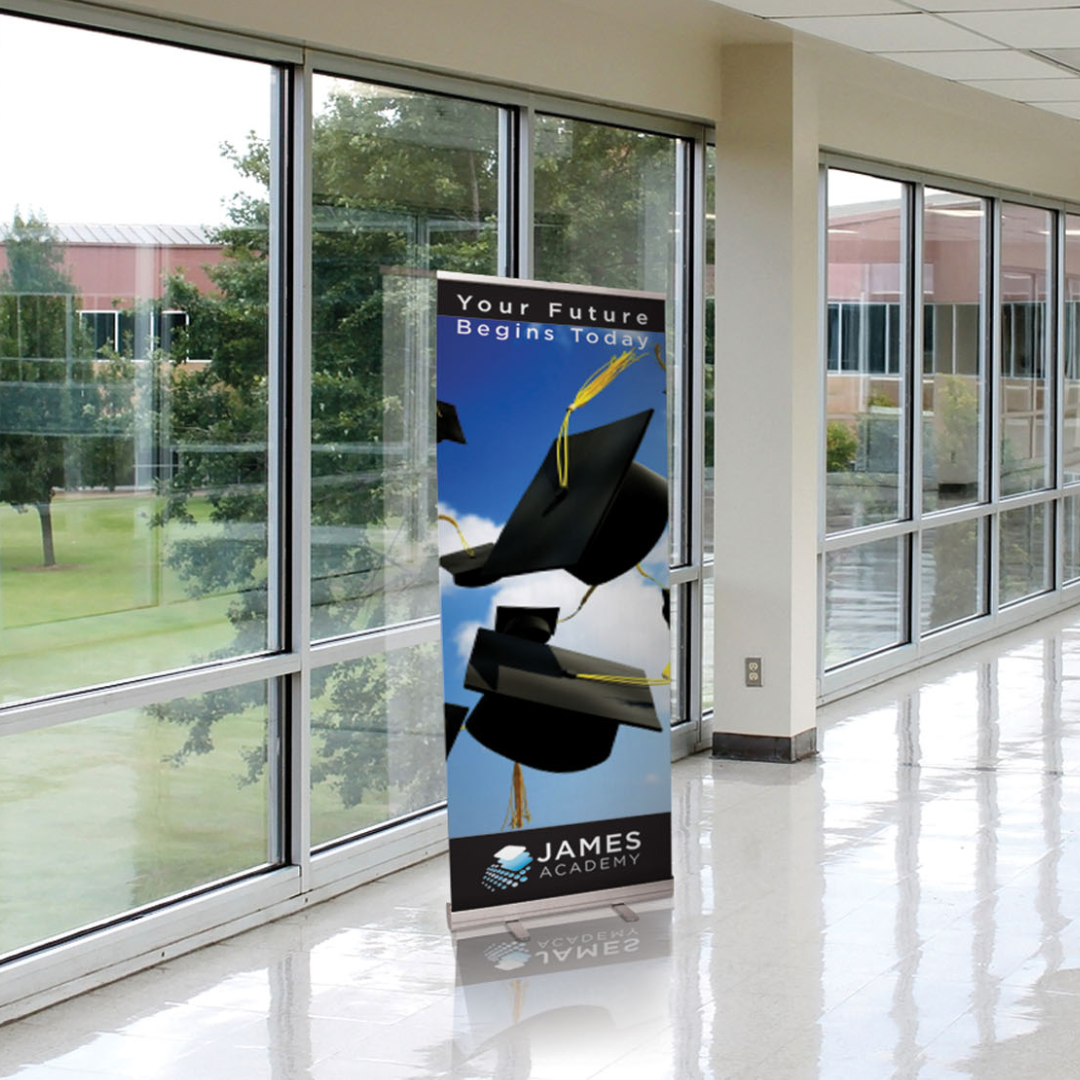Fully Custom Retractable Banner Display | 32" | Eco Promotional Products