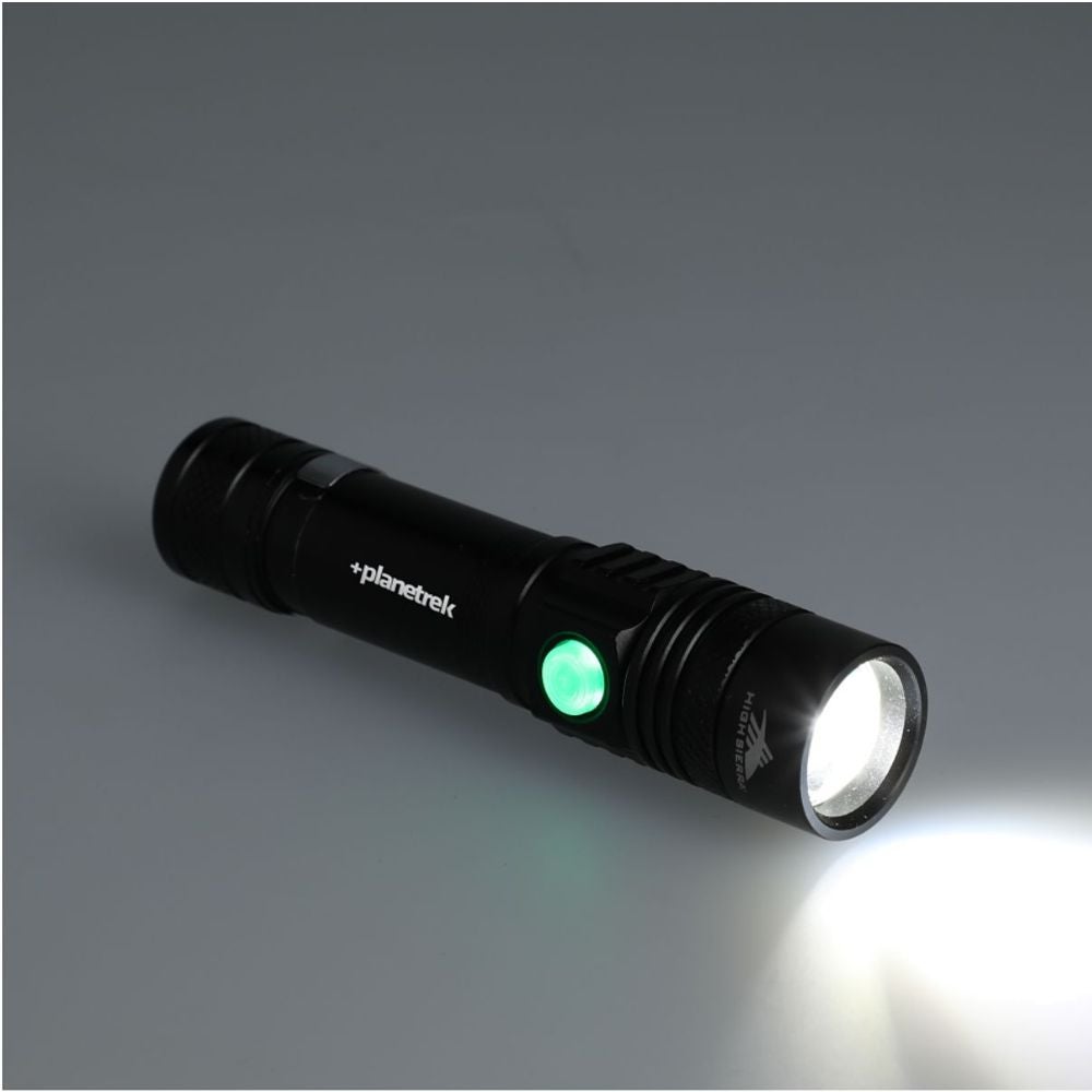 High Sierra® Recycled Rechargeable Flashlight | 160 Lumens | Eco ...