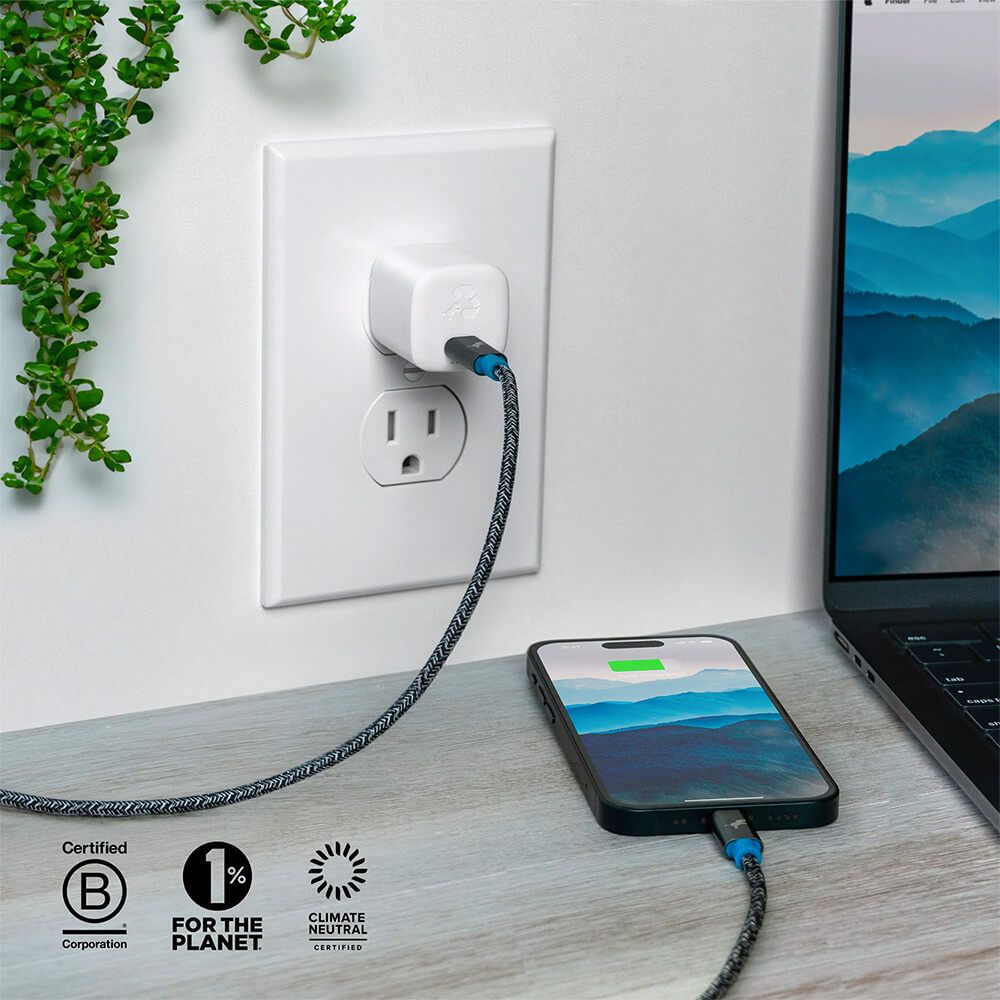 nimble® Recycled Fast Charging USB Wall Charger | Eco Promotional Products