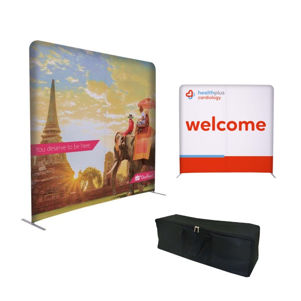 Recycled rPET Banner Display Kit | 8' x 90" | Eco Promotional Products